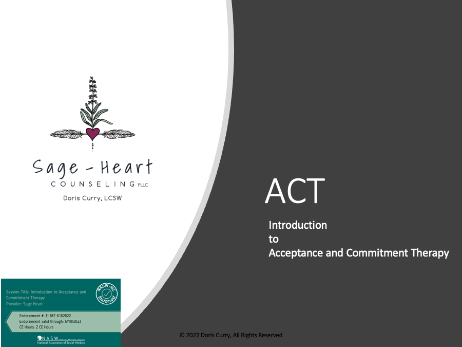 Introduction to ACT (Professionals Only) Saturday, February 4th